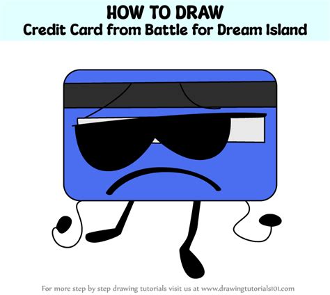 How To Draw Credit Card From Battle For Dream Island Battle For Dream