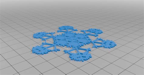 Awesome Snowflake By Plastic Toys Done Right Download Free Stl Model