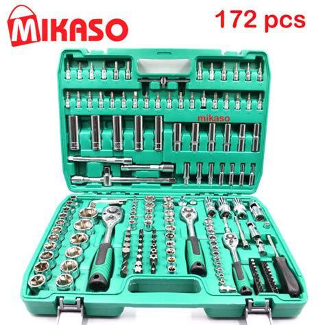 172 Pcs 12 38 14 Inch Socket Wrench Set Socket Hand Tool Ratchet