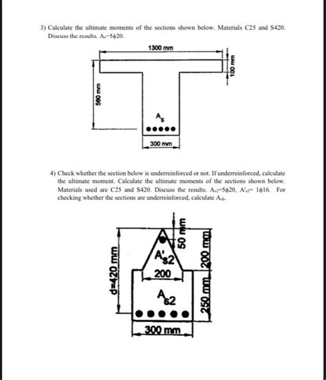1 Do The Moment Curvature Analysis Of The Beam Given