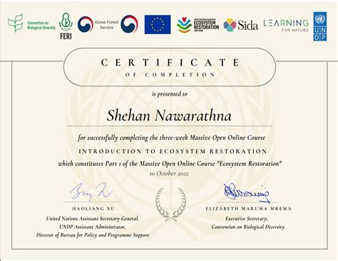 Shehan Nawarathna On Linkedin Undp Cbd Sdgs2030