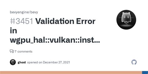 Validation Error In Wgpuhalvulkaninstance When Resizing Window