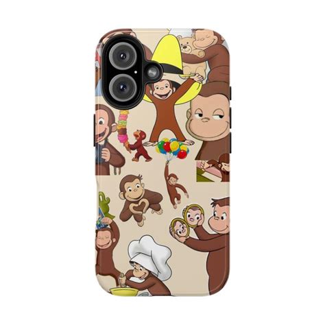 Curious George Iphone Case Curious George Phone Case Monkey Iphone