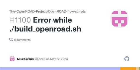 Error While Buildopenroadsh · Issue 1100 · The Openroad Project