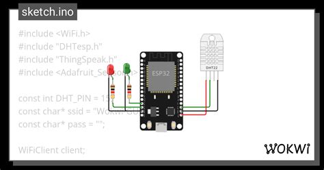 Thingspeak Suhu Wokwi Esp32 Stm32 Arduino Simulator