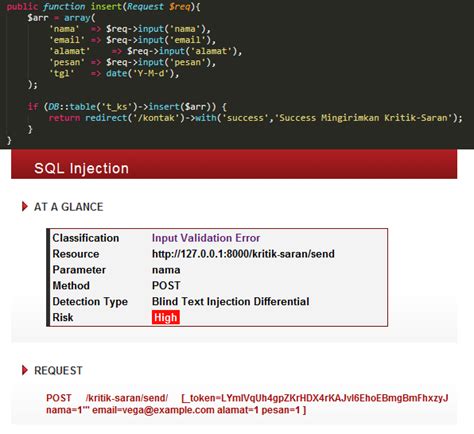 How To Fix Query Builder Error Sql Injection In Laravel 55 Stack
