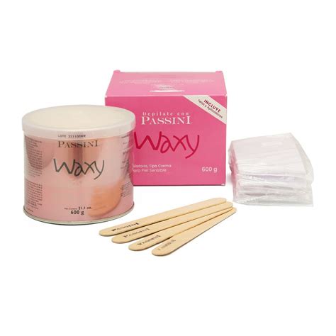 Cera Para Epilar Piel Sensible Passini Waxy 600 G