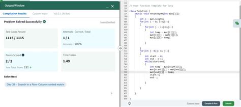 Day 36 Completed Gfg160 160 Days Of Problem Solving 🎉 Khushi Raman
