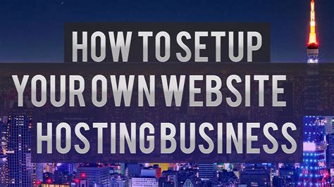 How To Setup Your Own Hosting Business YouTube