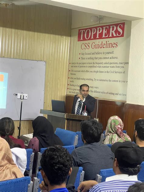 Mr Usman Additional Secretary Toppers Css Institute