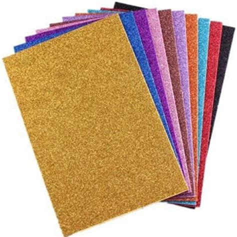 A4 Glitter Foam Sheet For Art And Craft