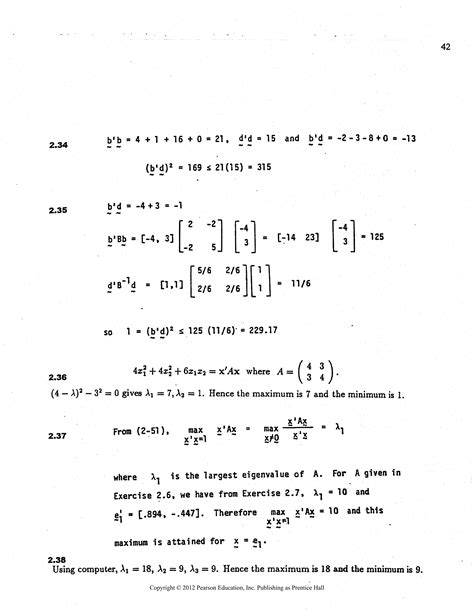 Applied Multivariate Statistical Analysis 6th Edition Johnson Solutions Manual Pdf