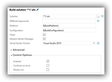 continuous delivery with tfs vsts configuring a basic ci build with