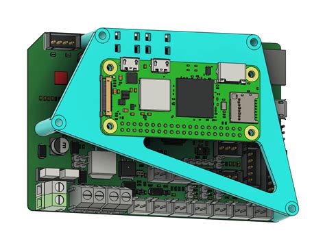 Raspberry Pi Zero 2 W BTT SKR Mini E3 V3 Mount By Byron James Download Free STL Model