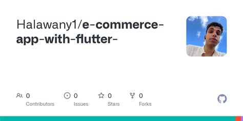 GitHub Halawany E Commerce App With Flutter