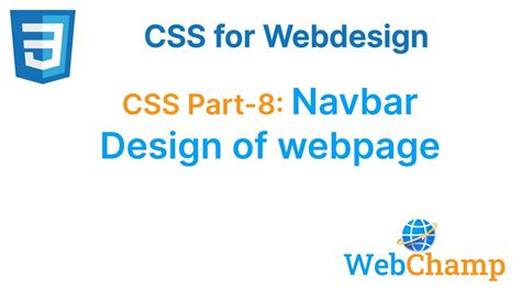 Css Part 8 Mastering Navbar Design Css Techniques For Stunning Webpage