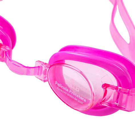 Óculos De Natação Infantil Classic Rosa Vollo Oficial