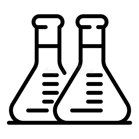 Flask Icon Vector From Medical Collection Thin Line Flask Outline Icon