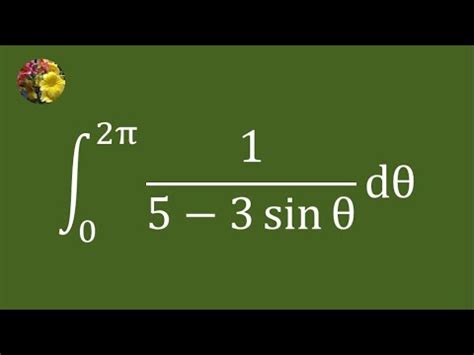 2nd method to evaluate the definite integral using tangent-half-angle ...