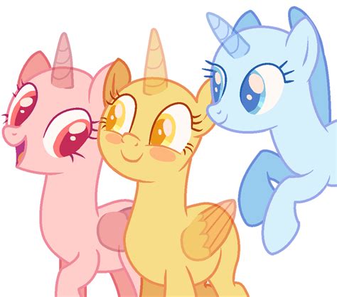 Mlp Base The Gang By Curious Light On Deviantart