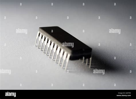 Single Computer Chip Stock Photo Alamy
