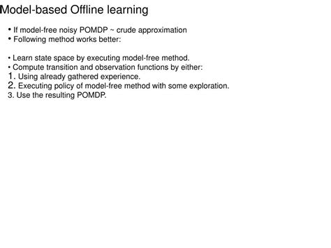Ppt Learning Based Methods To Mdp And Pomdp Reinforcement Learning And Q Learning Powerpoint