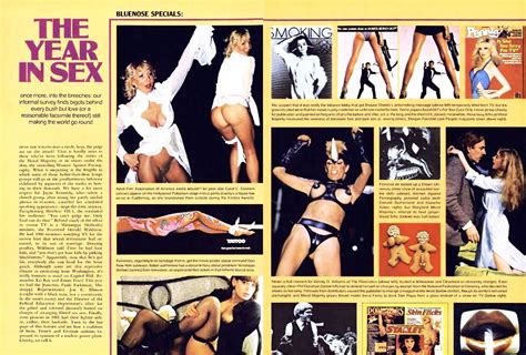 The Year In Sex Pipe And PJs Pictorials