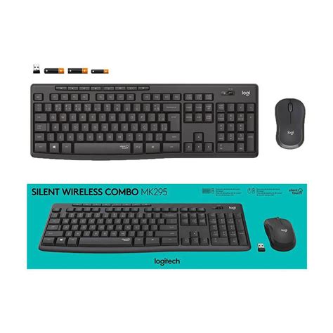 Kit Teclado Mouse Logitech MK Silent Touch Wireless ABNT Loja Zeus Games
