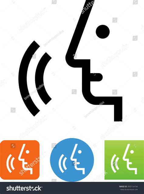 Voice Command Icon Stock Vector Royalty Free 393114154 Shutterstock