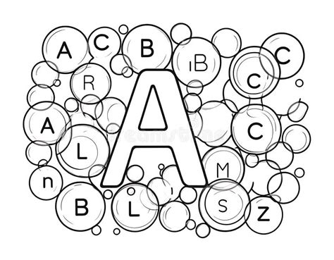 Bubble Letters Coloring Sheet 2025