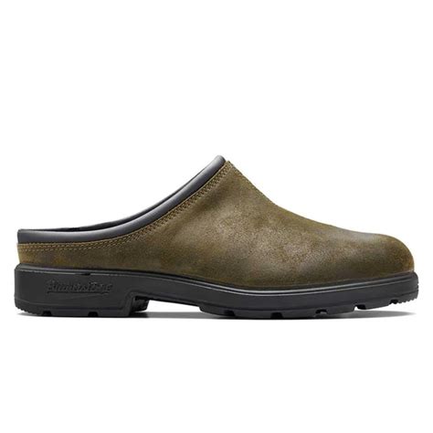 Blundstone 2423 Original Clogs Dark Olive Waxed Suede 2423
