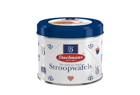 Caramel Waffle Tin Can 230 G 8 St Van Oordt The Portion Company