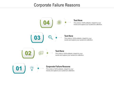 Corporate Failure Reasons Ppt Powerpoint Presentation Outline Samples Cpb Presentation