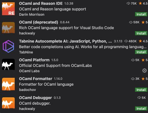 Improve Discoverability Of The Extension · Issue 457 · Ocamllabs Vscode Ocaml Platform · Github