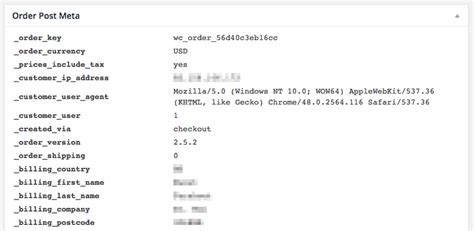 Finding Woocommerce Custom Fields Wp Overnight Documentation