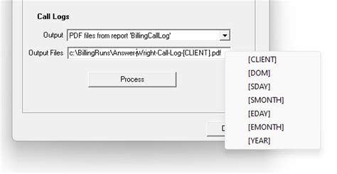 branded pdf call logs in ncall