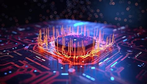 Premium Photo Artificial Intelligence Big Data Analysis Neon