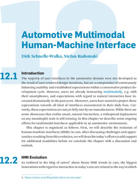 The Handbook Of Multimodal Multisensor Interfaces Language Processing Software