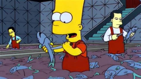 The Simpsons Fish Spare My Life S10ep23 Youtube