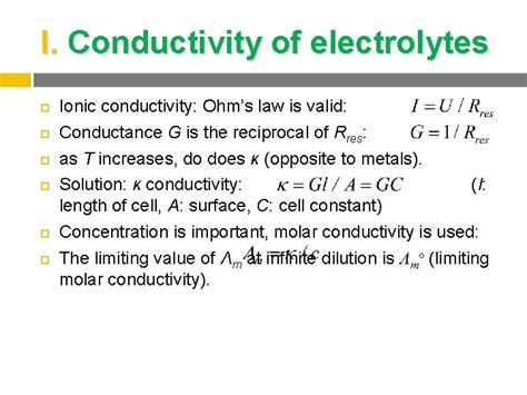 Overview Of Electrochemistry 1 Equilibrium Electrochemistry No Current