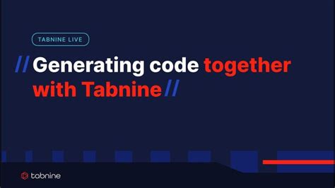 Tabnine On Linkedin Generating Code Using Tabnine