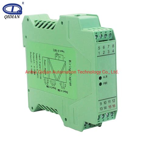 PT100 Cu50 Temperature Signal Input 1 In 1 Out 1 In 2 Out 2 In 2 Out Channels With 4 20mA 0