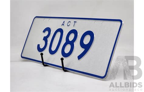 act 4 digit numerical number plate lot 1504890 carbids