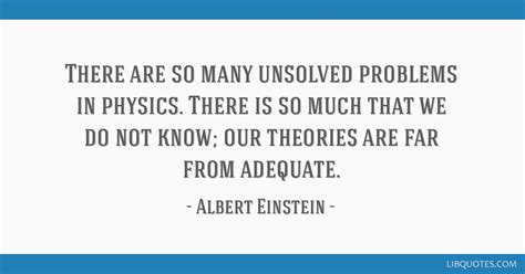 Physics Problems Quotes