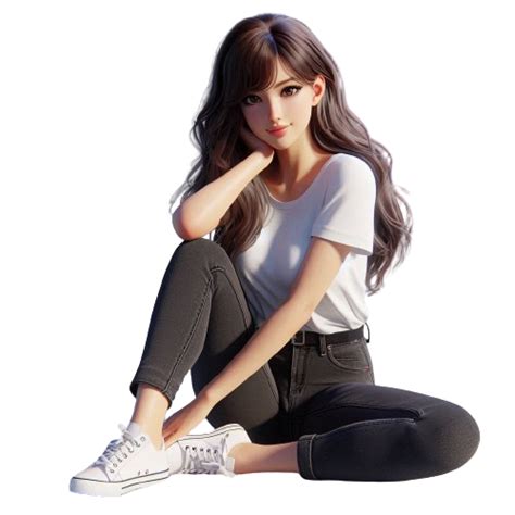 Perfect Girl Brunette Black Jeans By Kurthds On Deviantart