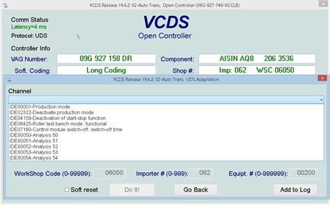 Vcds Troubleshooting Clearing Controller Codes Transmission 51 Off