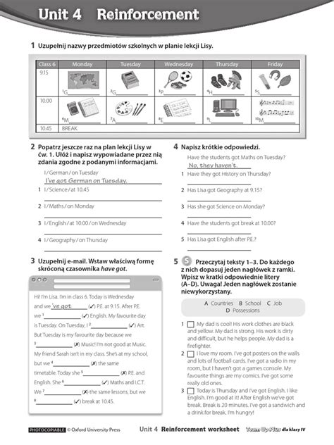 Unit 4 Reinforcement And Extension Pdf