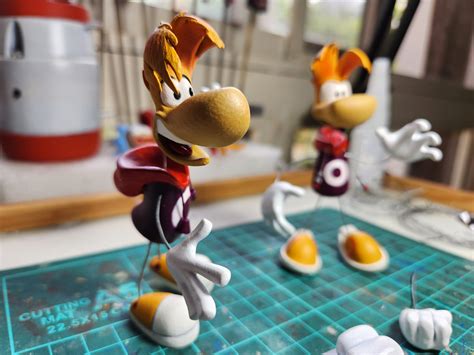 🦸 Rayman Origins 112 Action Figure・archivo Stl Para Impresión 3d・cults