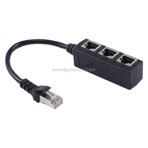 1 ~ 3 소켓 Lan 이더넷 네트워크 Rj45 플러그 분배기 확장기
