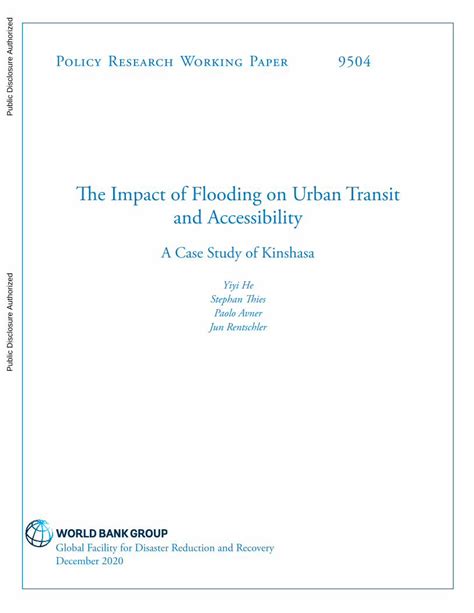 Pdf The Impact Of Flooding On Urban Transit And Accessibility Dokumentips